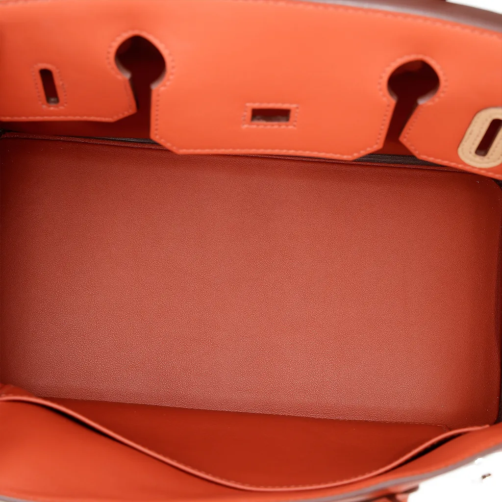 HERMÈS Limited Edition Birkin Colormatic 30 handbag in Cuivre Swift ...