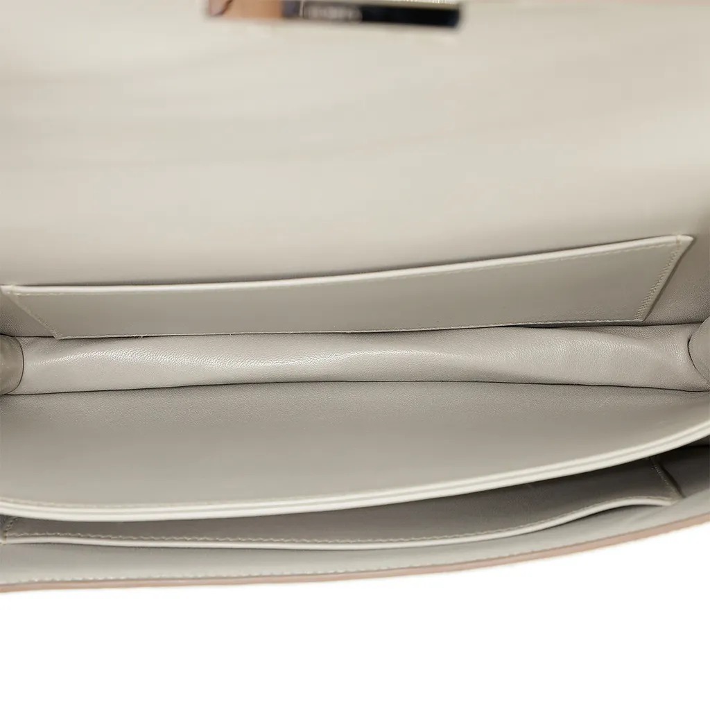 HERMÈS Matte Niloticus Crocodile Constance Elan shoulder bag in Beton ...