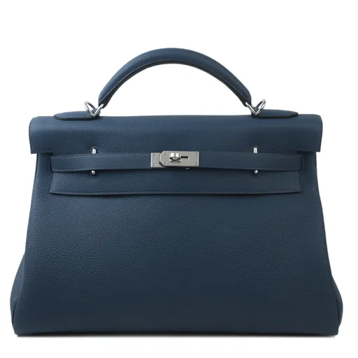 Brand New ( Rank N ) HERMÈS Kelly 42 Maxi Bleu de Prusse (7P) Togo ...